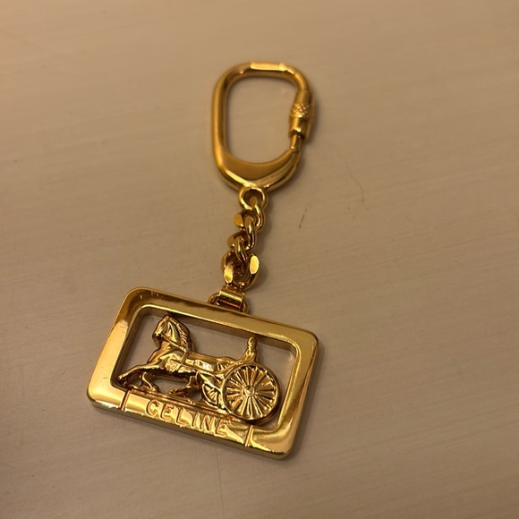 Celine | Bags | Celine Horse And Carriage Keychain | Poshmark